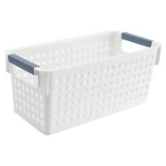 YBM Home Large Plastic Storage Basket Organizer Bin, Purple 15 L x 10 W ...