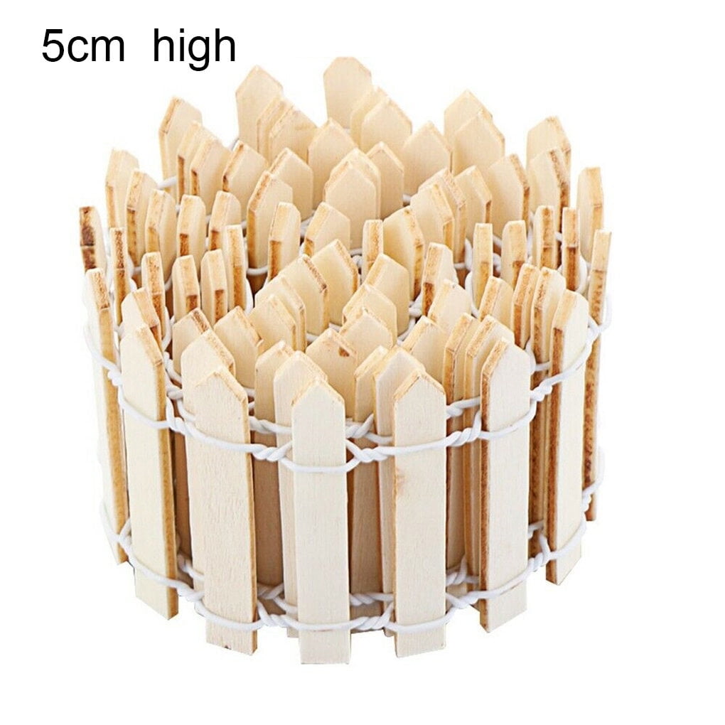 Jygee Miniature Garden Fence Succulents Potted Flower Bonsai Decorative ...