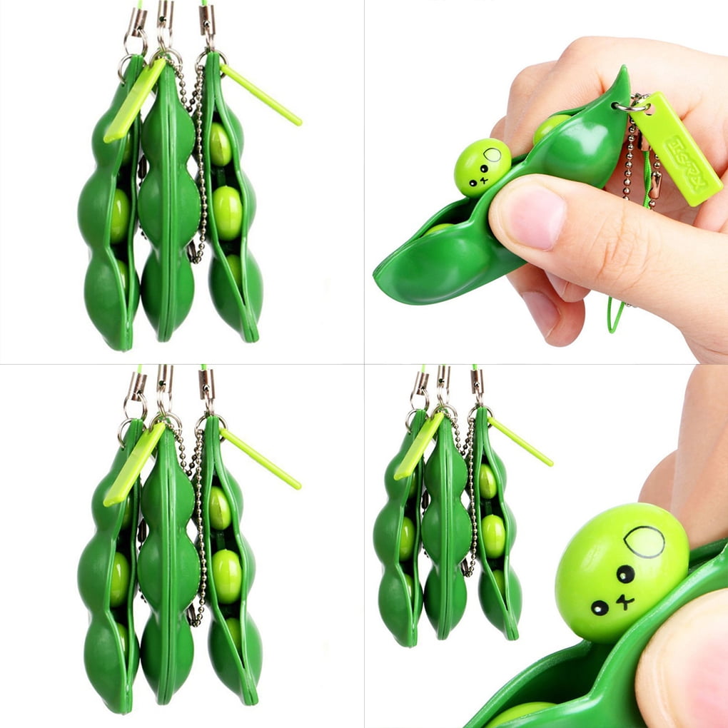 Jygee Pea Pod Key Ring with Cute Appearance Stable Mental Performance ...