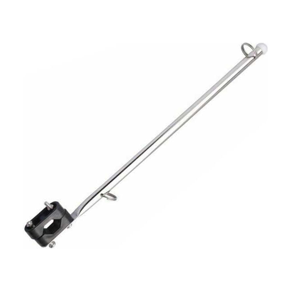 Jygee Pole Mount Rail Holder Flag Bracket Stainless Steel Handy ...