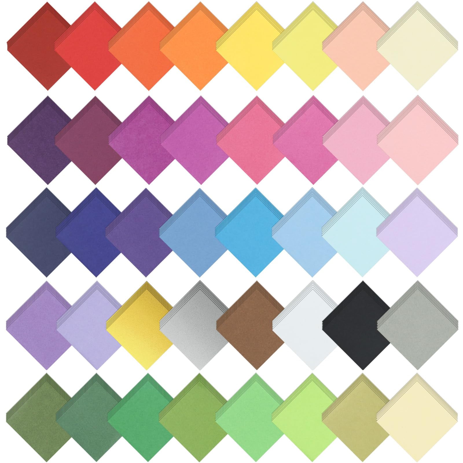 Jyongmer 8000PCS 1 TWE5 Inch Tissue Paper Squares, 40 Assorted Colored ...