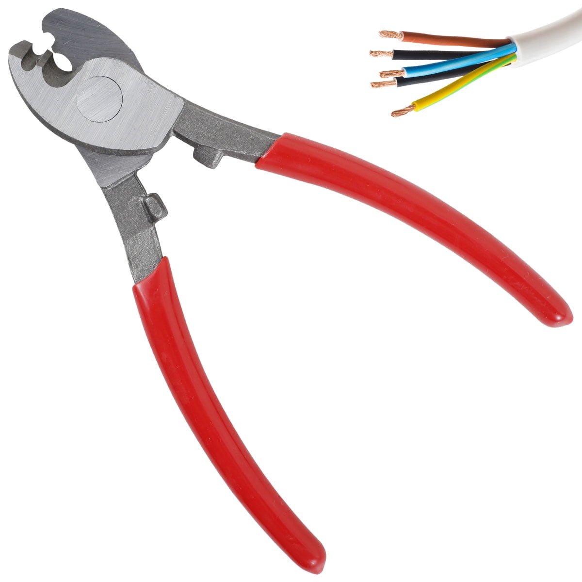 Jytue 6 inch High Leverage Wire Cutters Cable Cutter Plier Heavy Duty ...