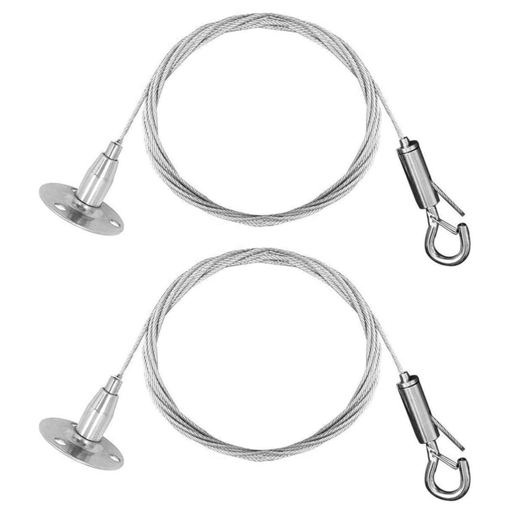 Jzenzero 2 Pcs Stainless Steel Wire Rope Automatic Wire Rope Clamp With ...