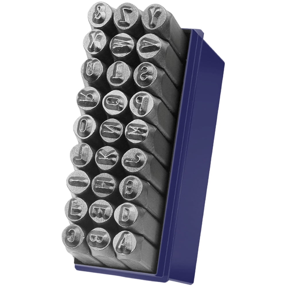 Jzenzero Alphabet Stamping Punch Steel Tool Hand Punch Metal Stamp Set ...