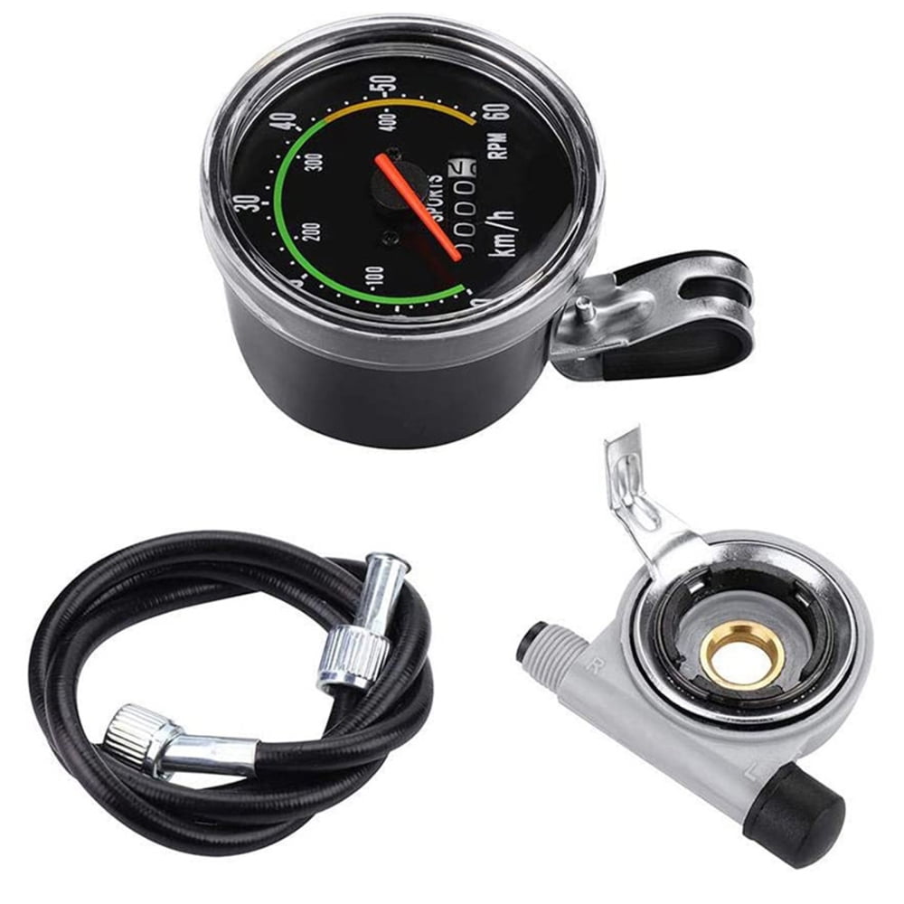 Jzenzero Bike Computer Wired Speedometer Classic Old Style Analog ...