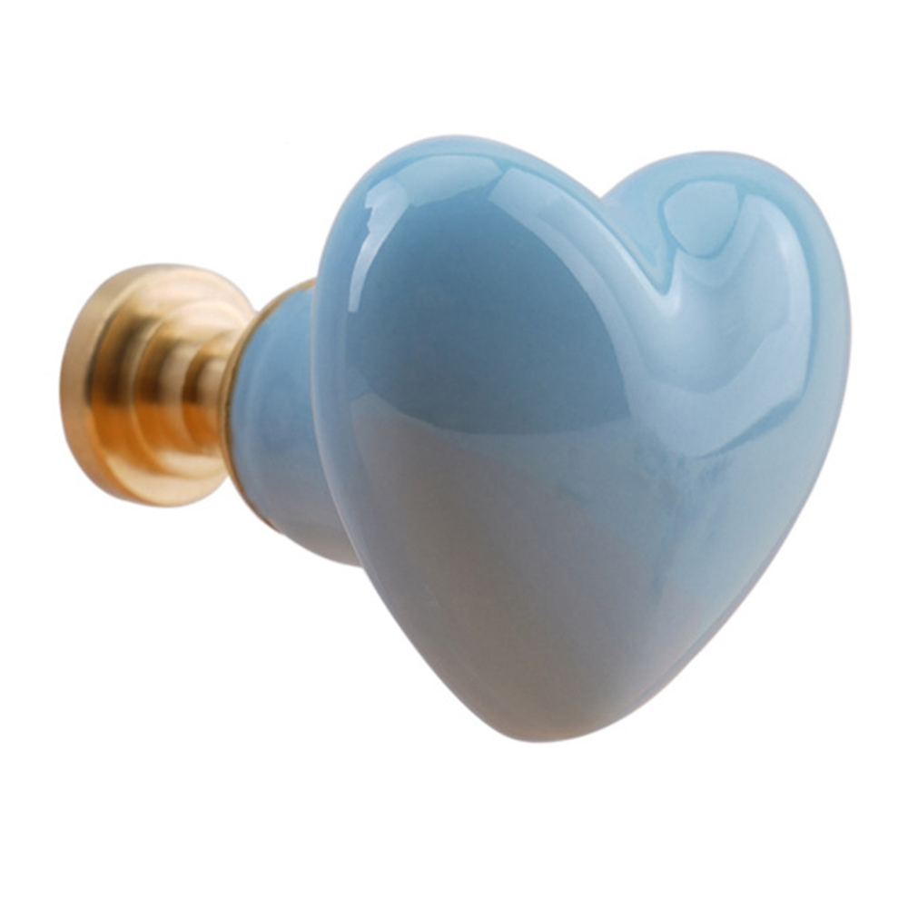 Jzenzero Heart Shaped Dresser Cabinet Knobs Cabinet Closet Door Knobs With Screws for Living ...