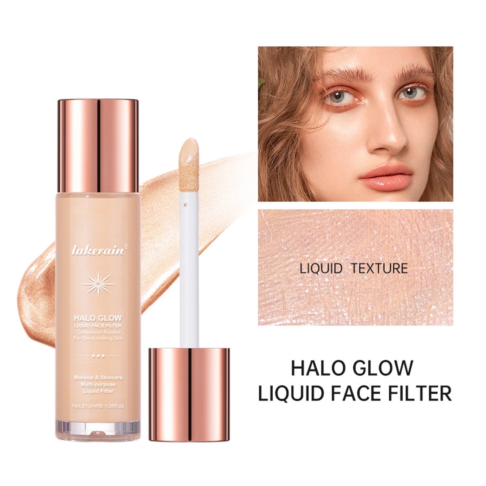 Jzenzero Liquid Highlighter with Shimmer Finish Long Lasting ...