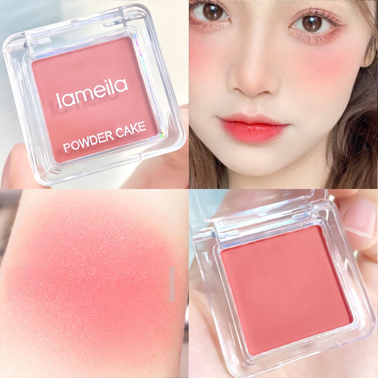 Jzenzero Matte Makeup Blush Contours Cheeks All-Day Face Enhancing ...