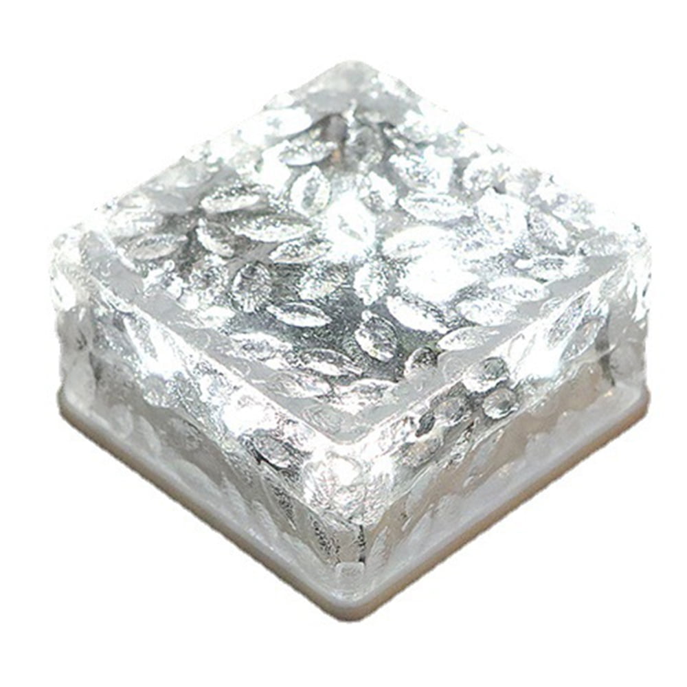 Jzenzero Solar LED Ice Cube Deck Lights Solar BrAick Lights Solar ...