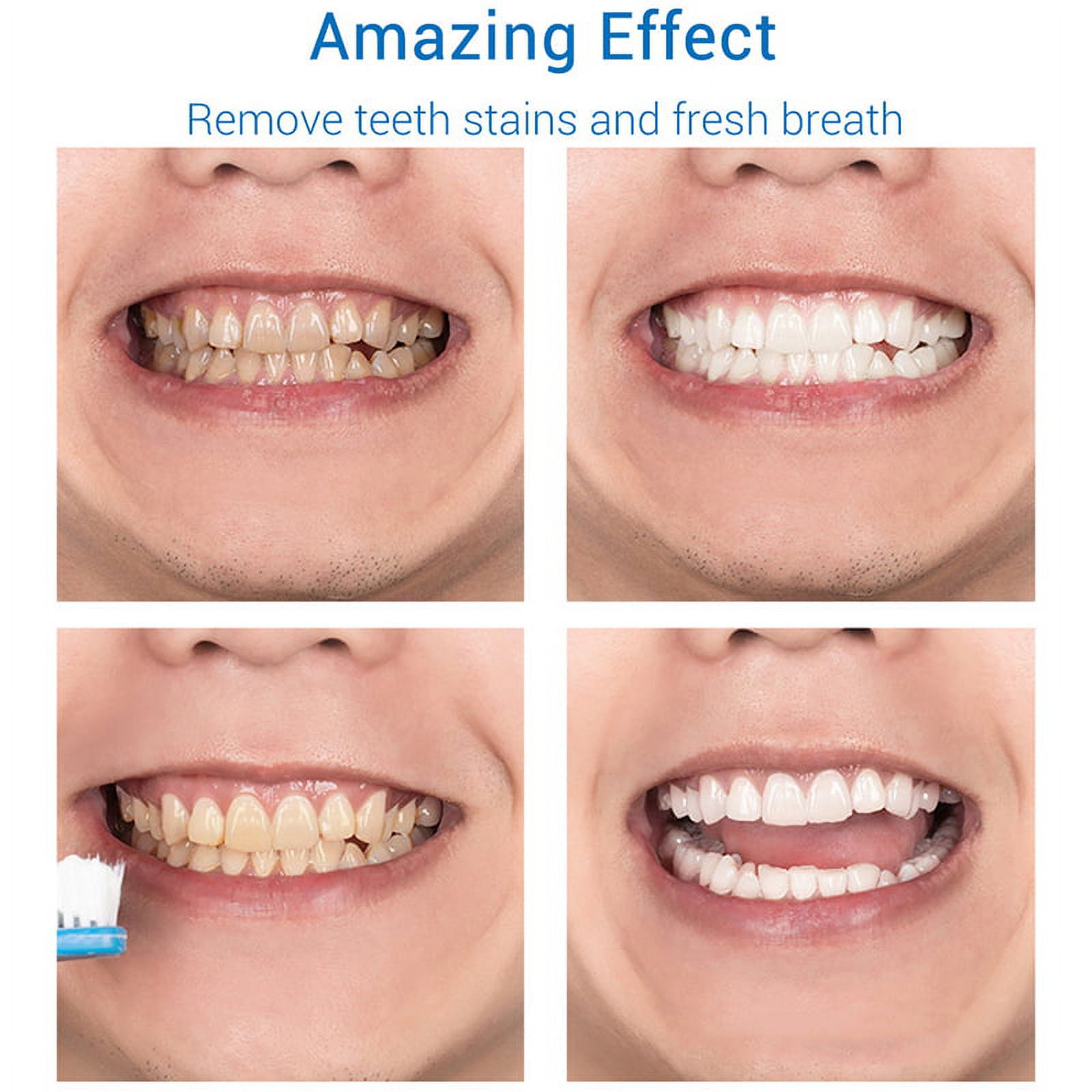 Jzenzero Teeth Whitening Foam Toothpaste Baking Soda Toothpaste ...