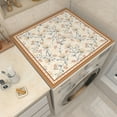 Jzenzero Washer Dryer Top Mat Cover Anti-Slip Dryer Top Protector Mat ...