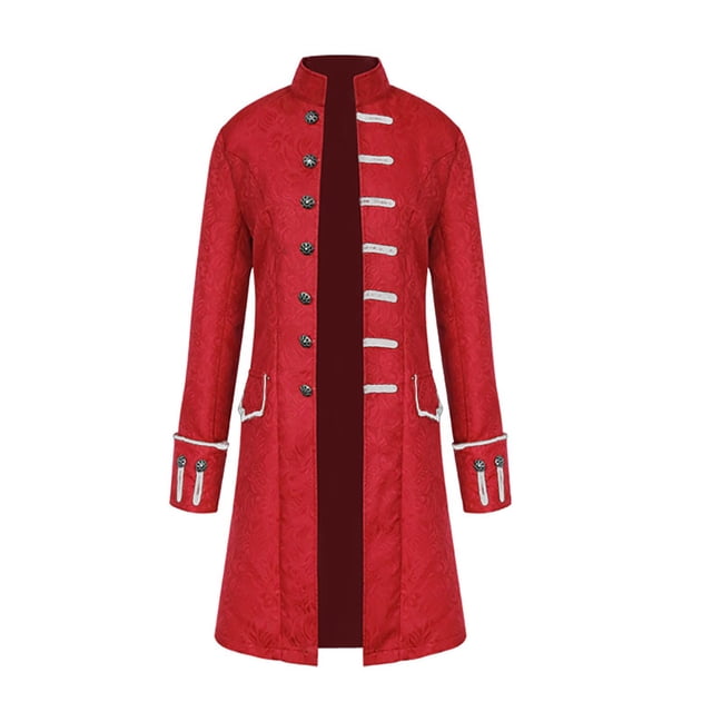 Jzuxvd Men Steampunk Vintage Jacket Halloween Costume Retro Gothic ...