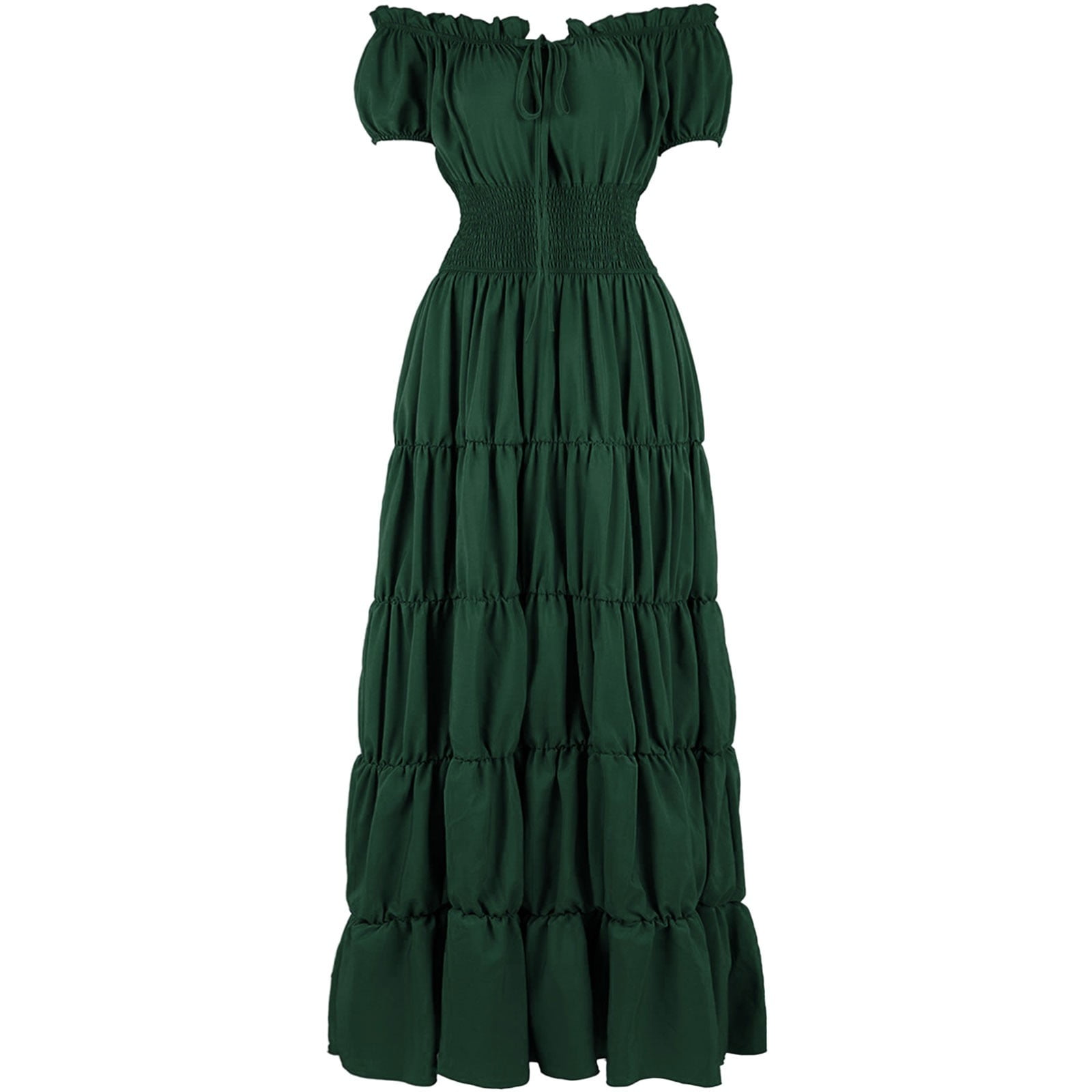 Jzuxvd Renaissance Costume Women Medieval Chemise Dress Pirate Peasant ...