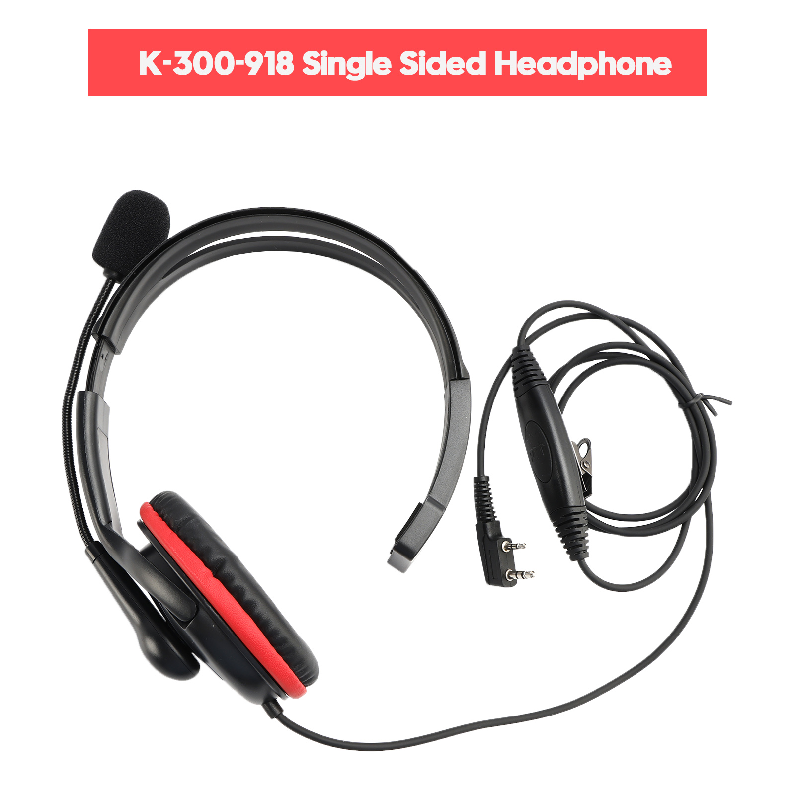 K-300-918 Single Sided Headphone For TK-208 TH-D7 RPU416A KG-UVD1 TG ...