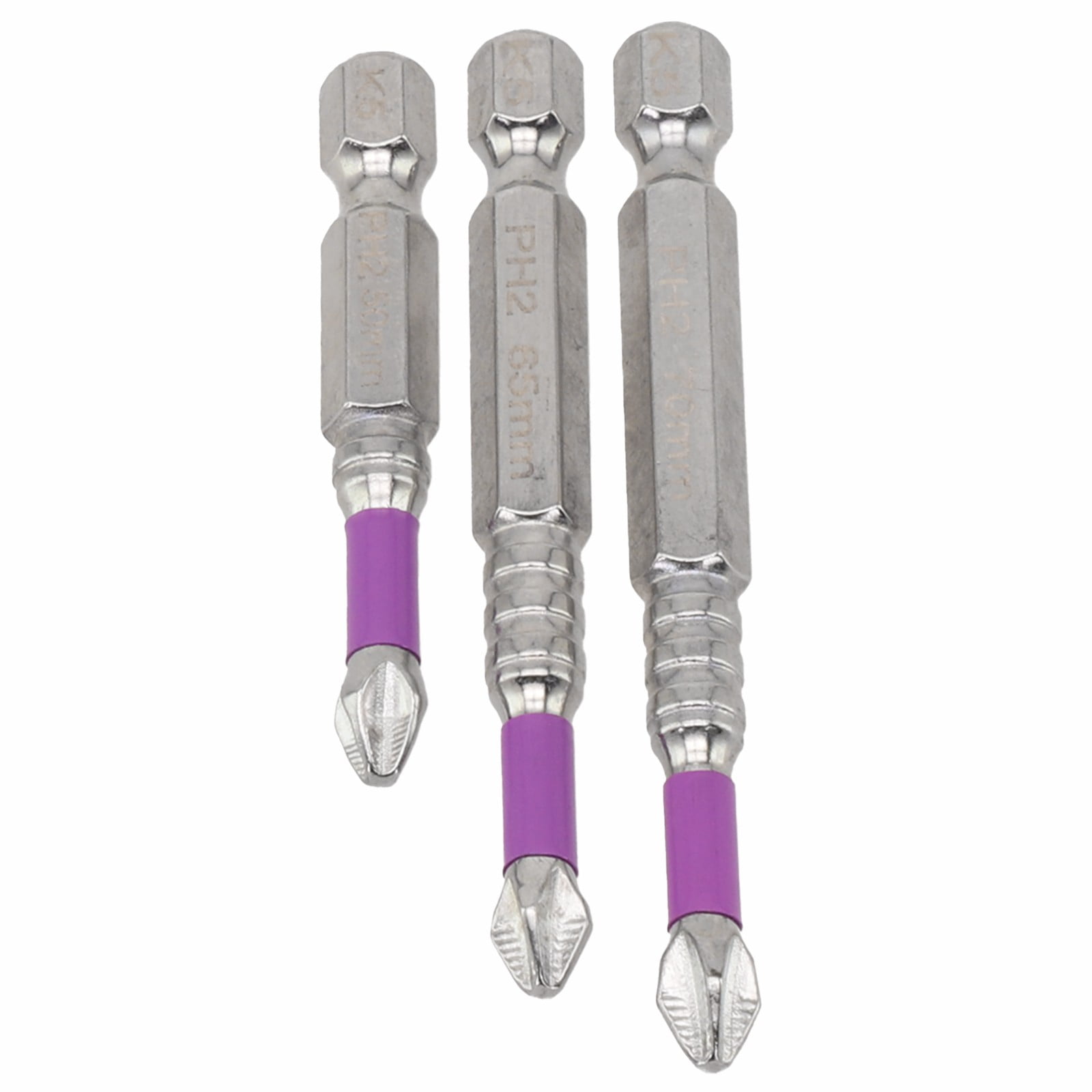 K 5 Non-Slip Ph2 Magnetic Batch Head Cross Screwdriver Hardness Drill ...