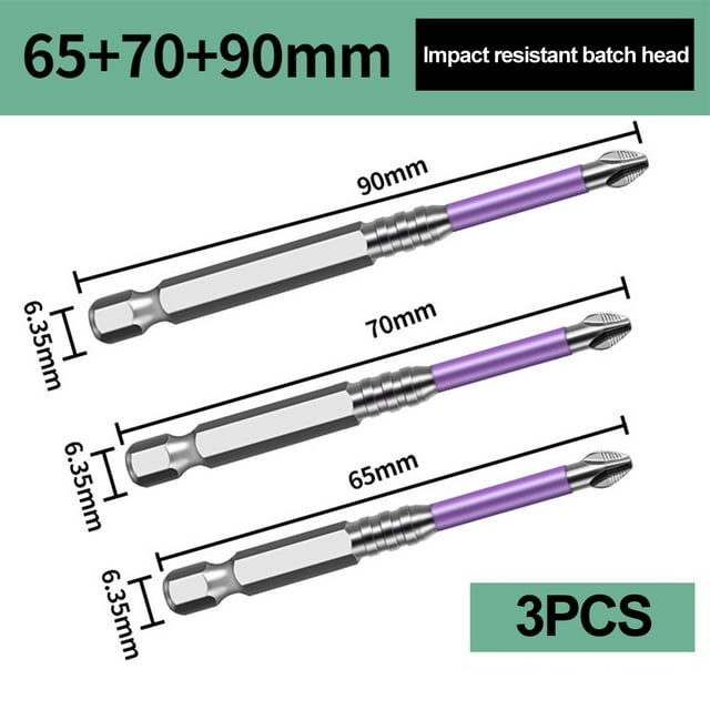 K 5 Non-slip PH2 Magnetic Batch Head Cross Screwdriver Hardness Drill ...