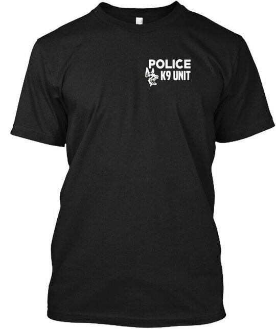 K-9 Police Officer Leo Off Duty Cops Law Enforcement T-Shirt Made in ...