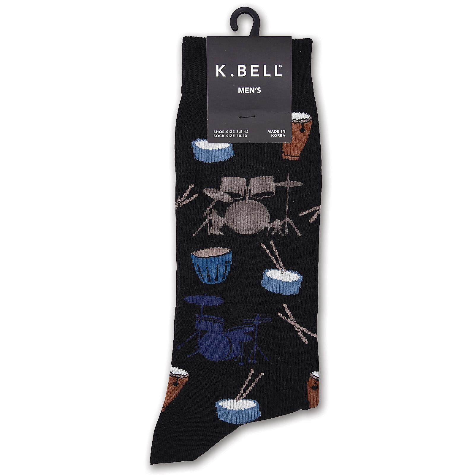 K. Bell Men's Drums Crew Socks - Walmart.com