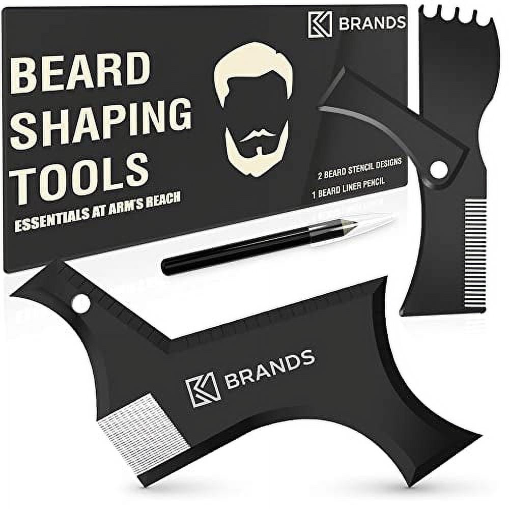 K-Brands Beard Shaper Tool Kit for Beard Shaping & Styling â€“ Premium Beard Lineup and Guide ...