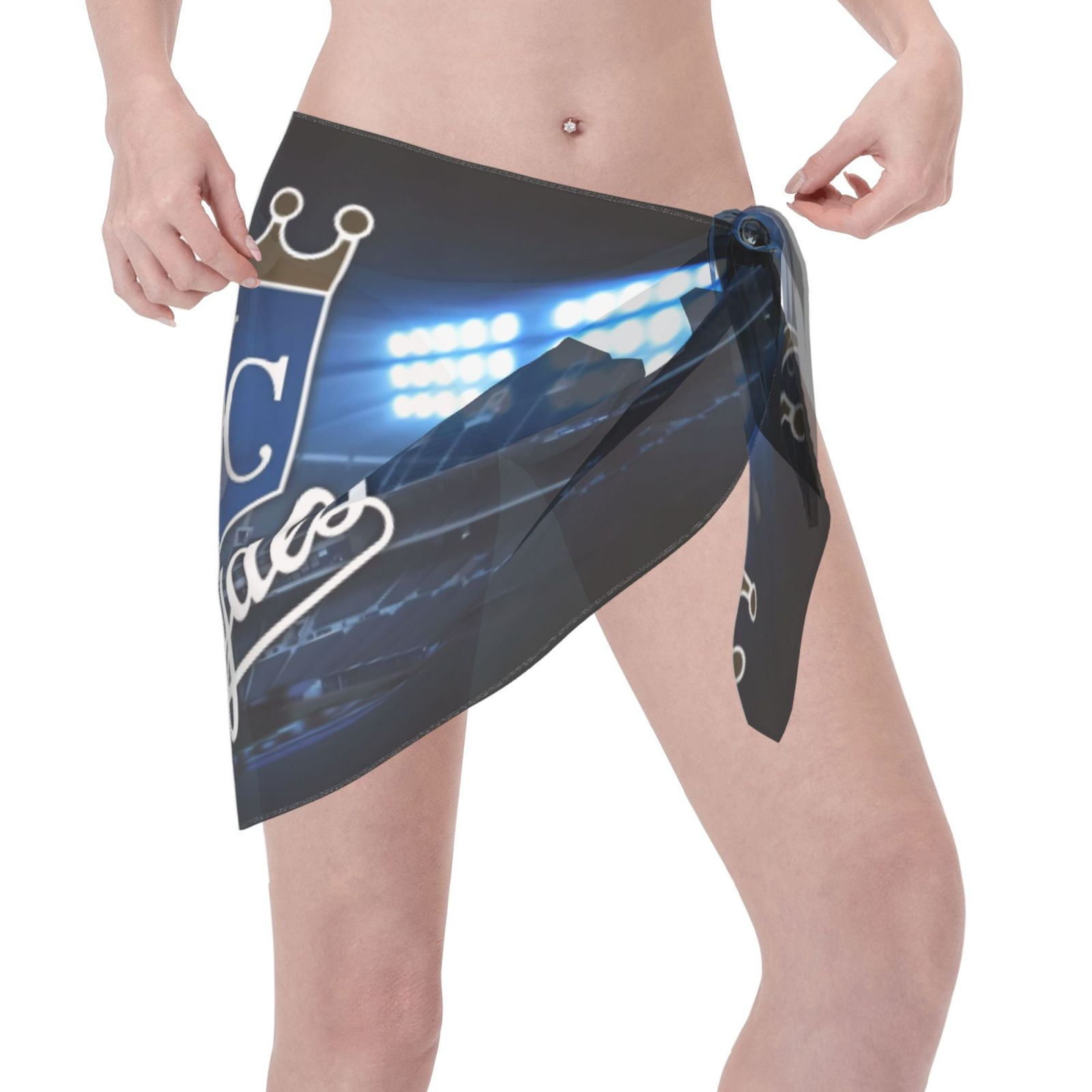 K_C_Royals_2025 Chiffon Beach Wrap Skirt - Versatile Cover Up | Bikini Sarong, Swim Wrap ...