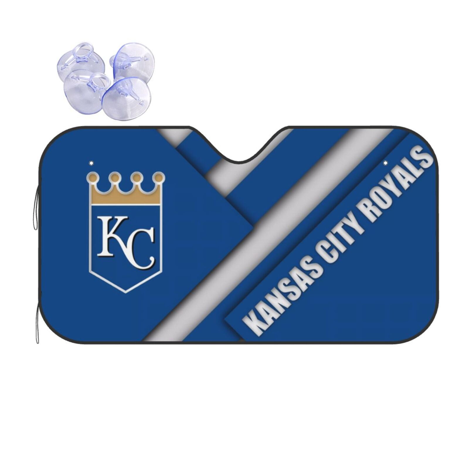 K_C_Royals 2025 Hard Car Windshield Sunshade - Premium Bubble Aluminum ...
