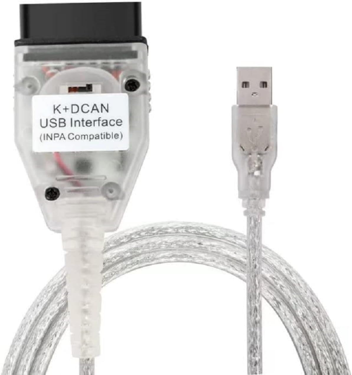 K+CAN Cable with Switch FT232RL K+D CAN USB Interface Cable Car Ediabas K+ Dcan USB OBD2 OBDii ...