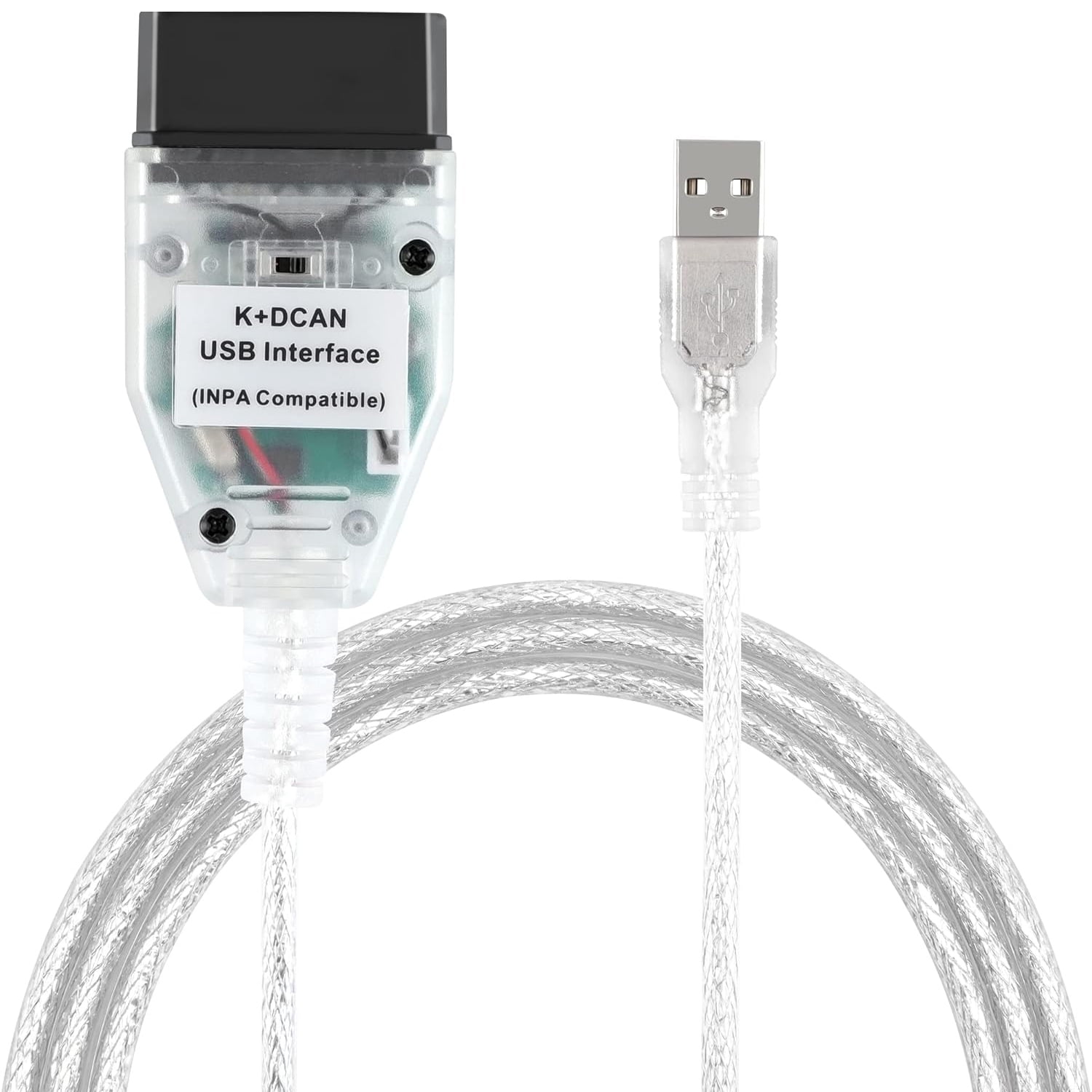 K+CAN K+DCAN Car Diagnostic Scanner Cable OBD USB Interface with Switch ...