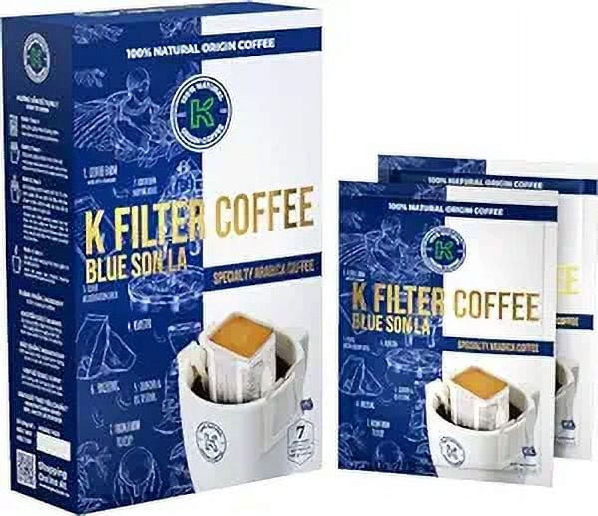 K COFFEE BLUE SONLA SPECIALTY ARABICA FILTER 100% ORGANIC VIETNAMESE CONVENIENT COFFEE FEW ...