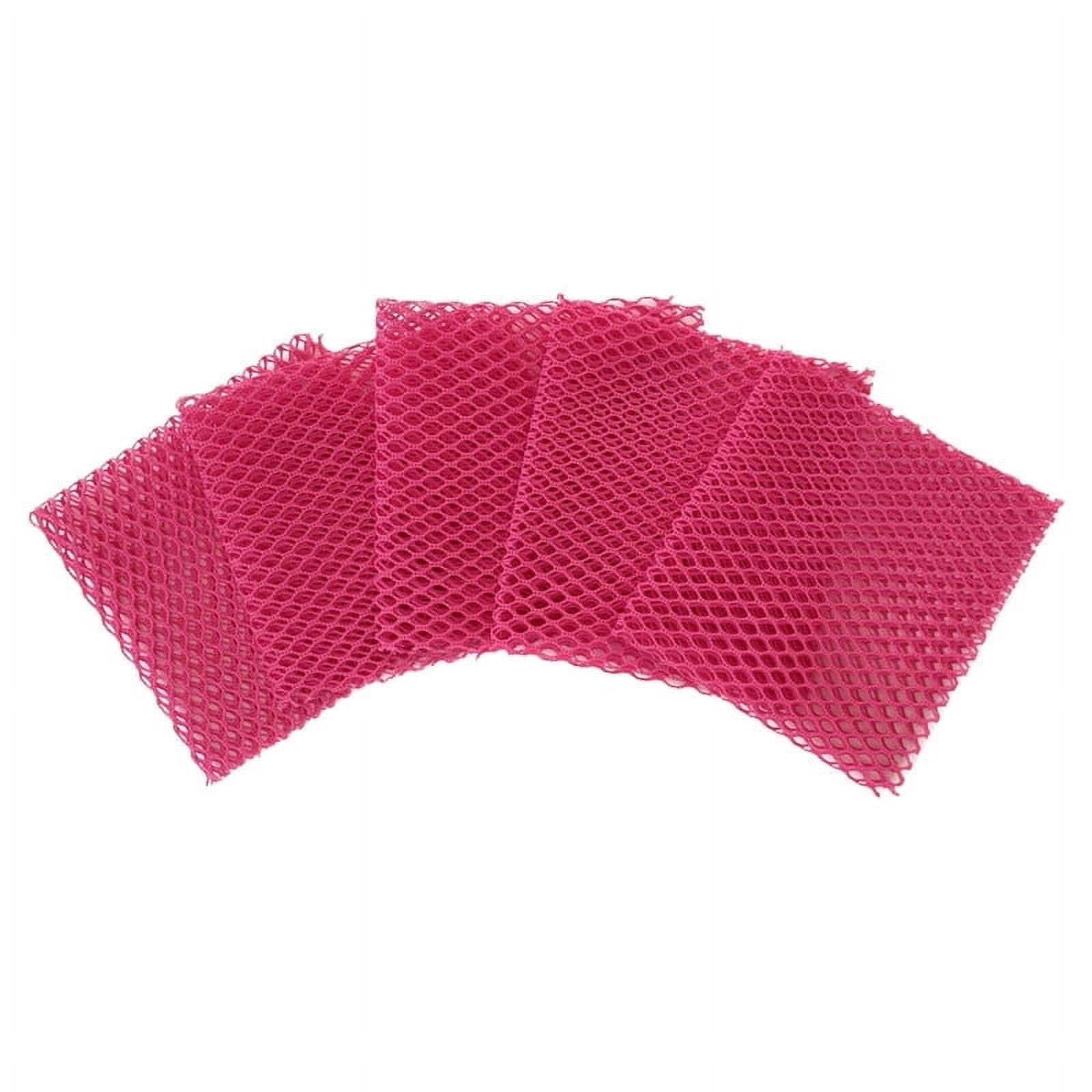 K-CORNSSIL PLA Mesh Net Scrubber, Large Size, 5pcs (Pink) - Walmart.com