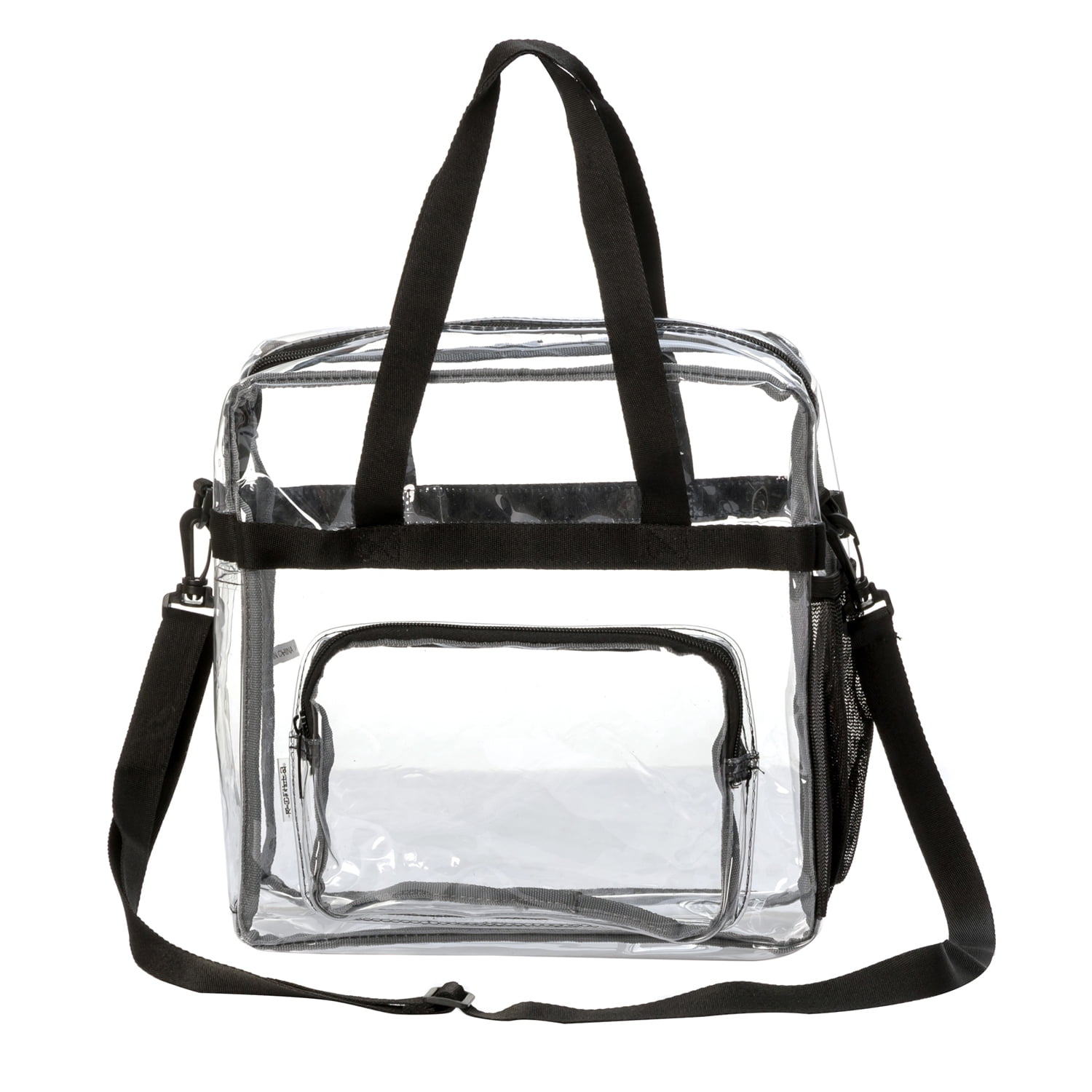 K-Cliffs 12" Clear Heavy Duty See Through Stadium Approved PVC Handbag ...