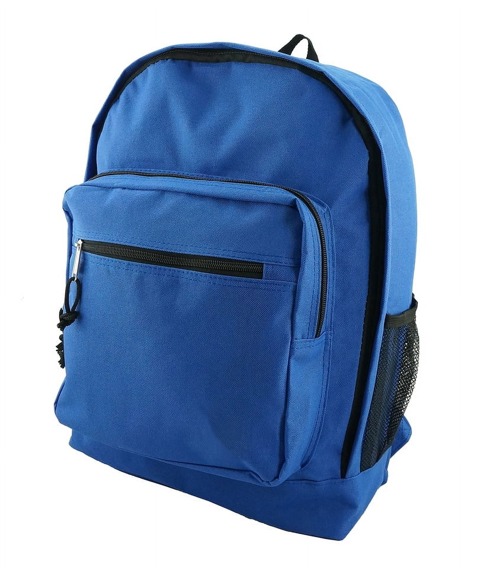 K-Cliffs 17.5" School Backpack , Royal, Unisex , 24 Pieces, Polyester ...