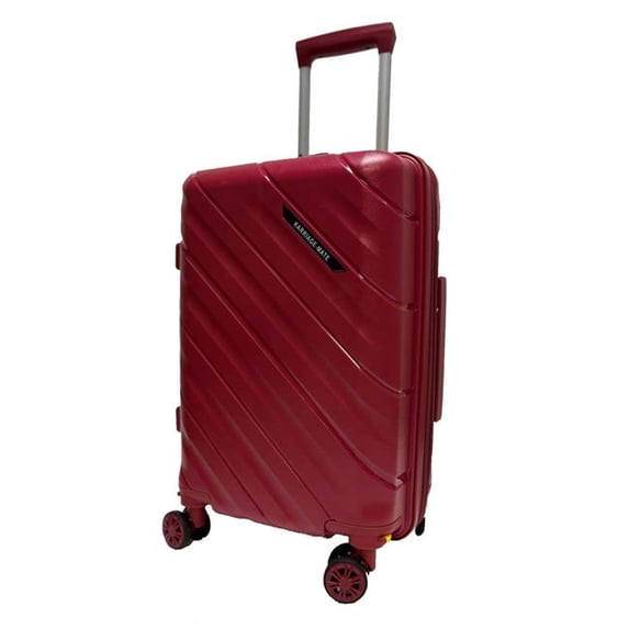 K-Cliffs DY-PP002311-Red 22 in. Carry-On Suitcase Hand Carry Luggage ...