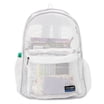 K-Cliffs Large Rolling Clear Backpack Heavy Duty Bookbag See-thru ...