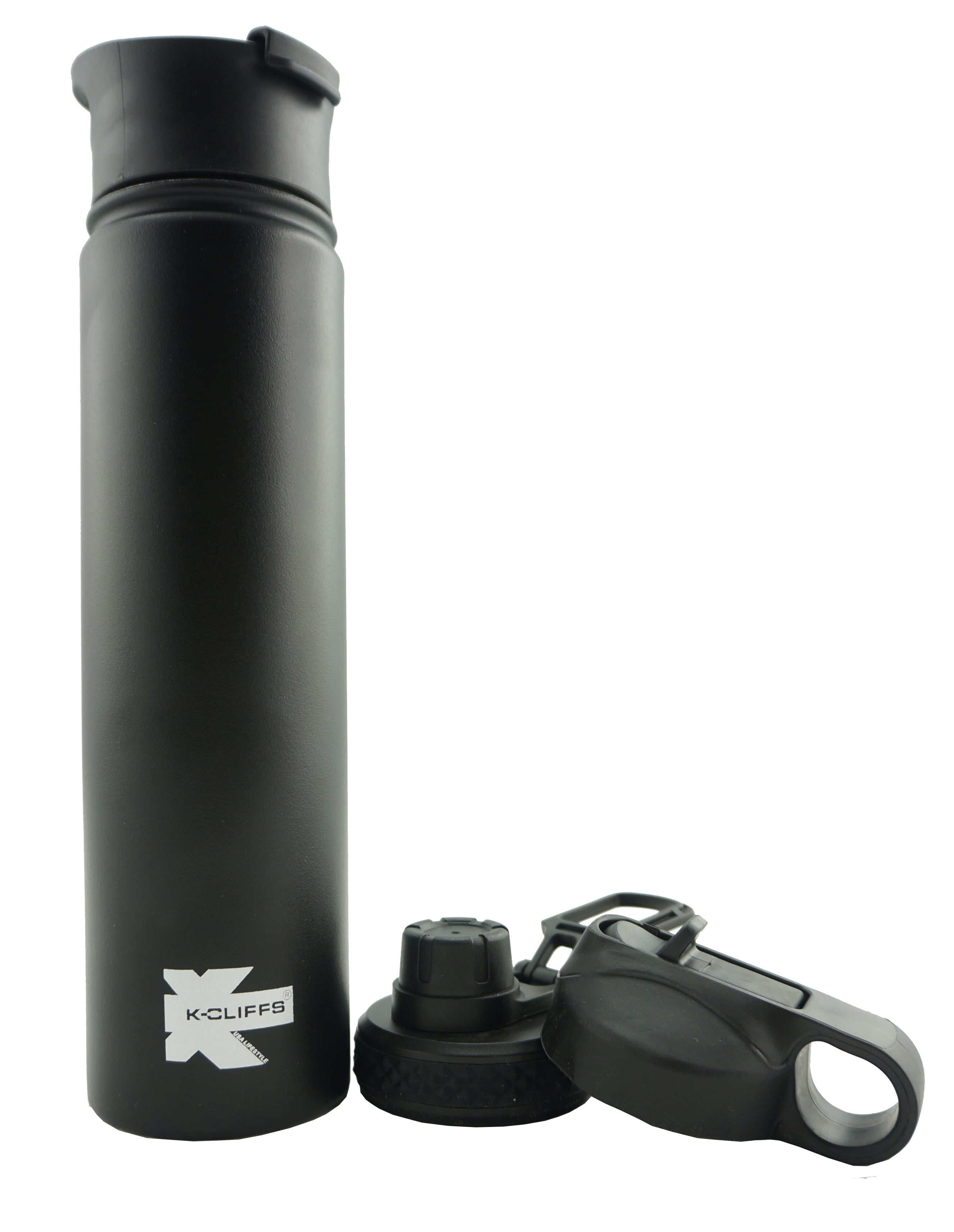K-Cliffs Double Wall Sports Water Bottle Vacuum Insulated Stainless ...