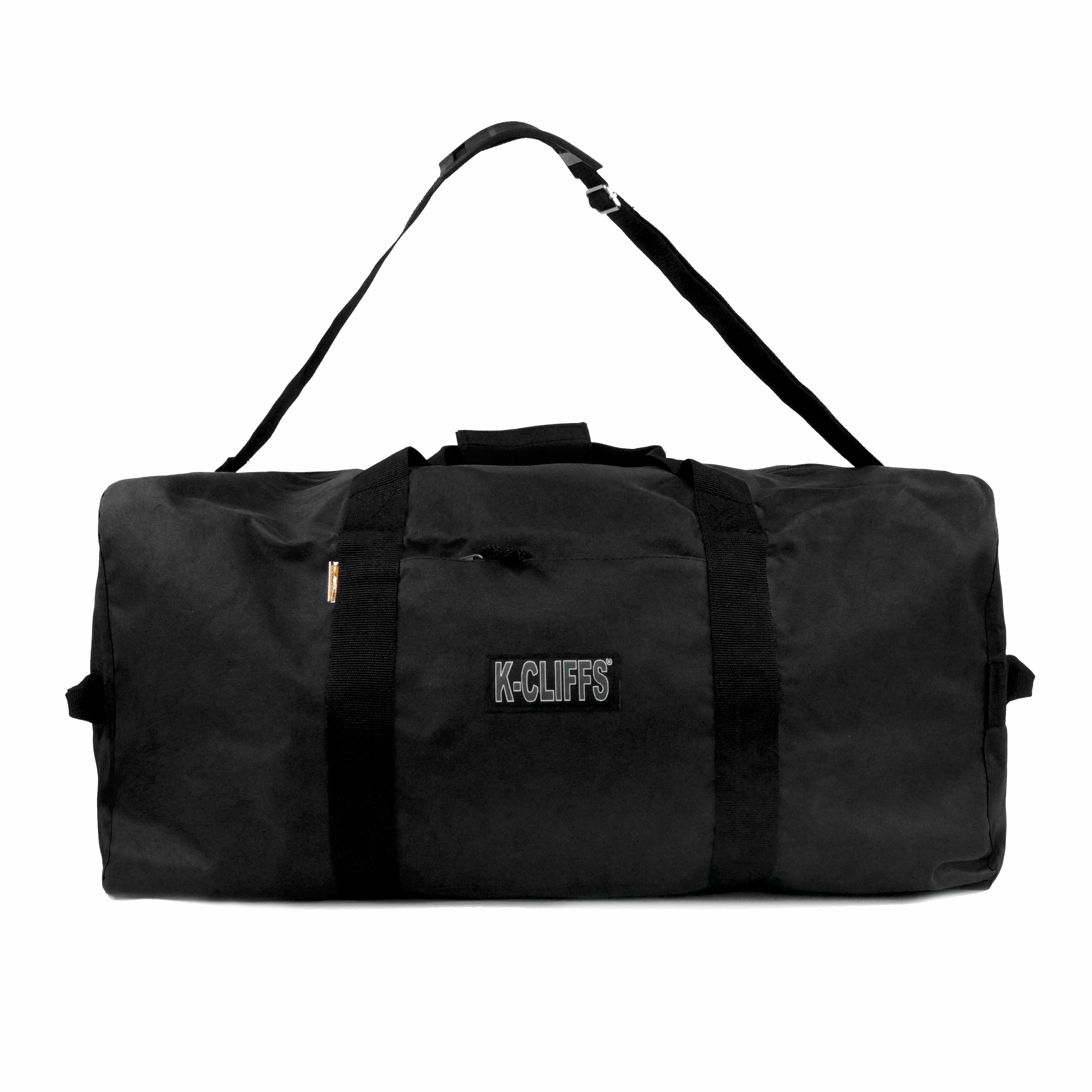 K-Cliffs High Density Black Cargo Duffel Bag, Large Size 42in for ...