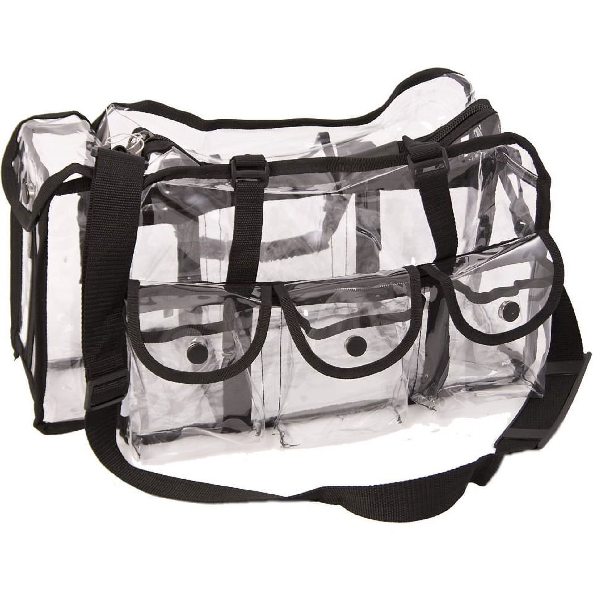 K-Cliffs Large Carry Clear Set Bag with 6 External Pockets, Tissue ...