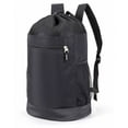 K-Cliffs Backpack - Tri-Mesh Drawstring Gym Bag - Black - Walmart.com