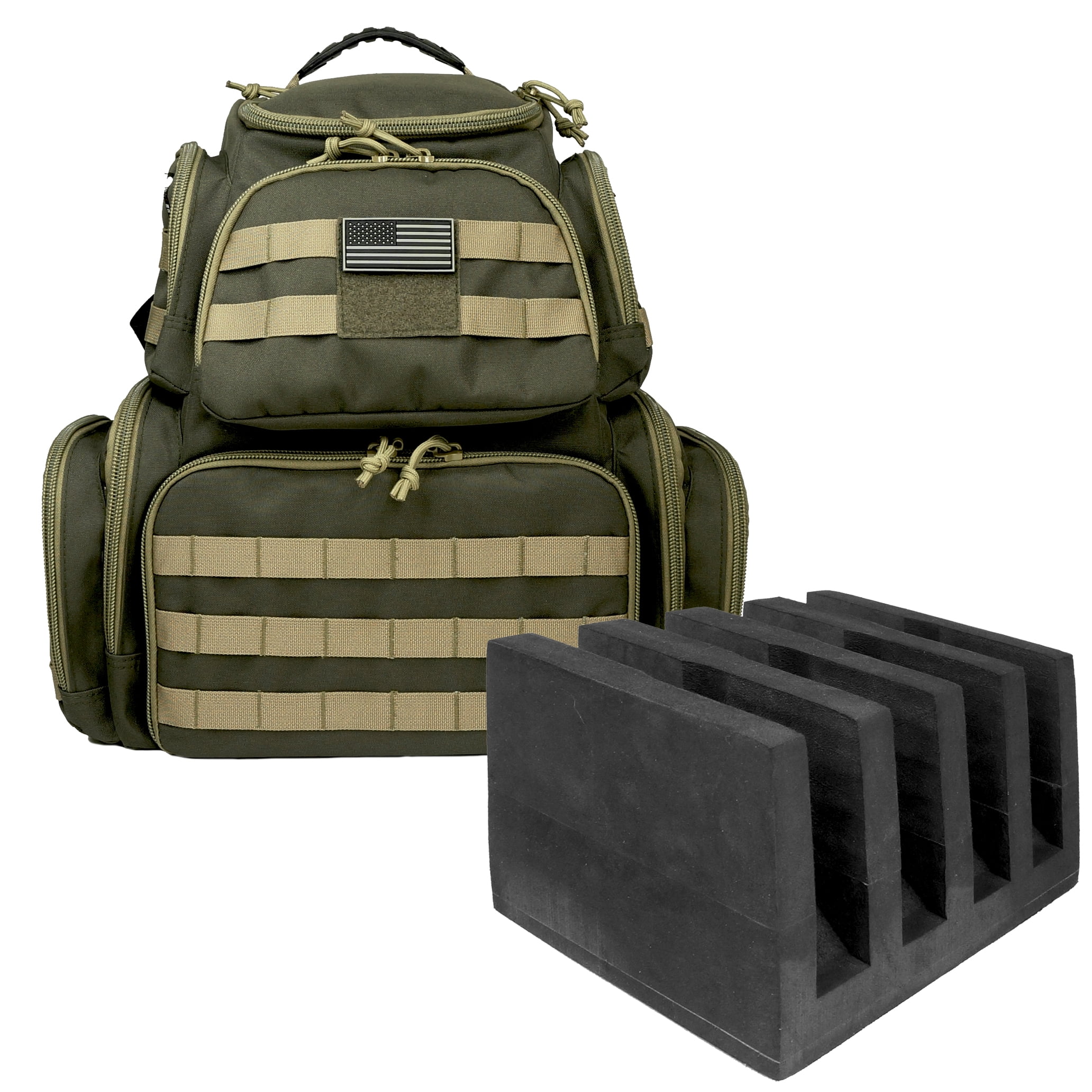 K-Cliffs Tactical Backpack Dedicated Storage Compartment Molle Strap ...