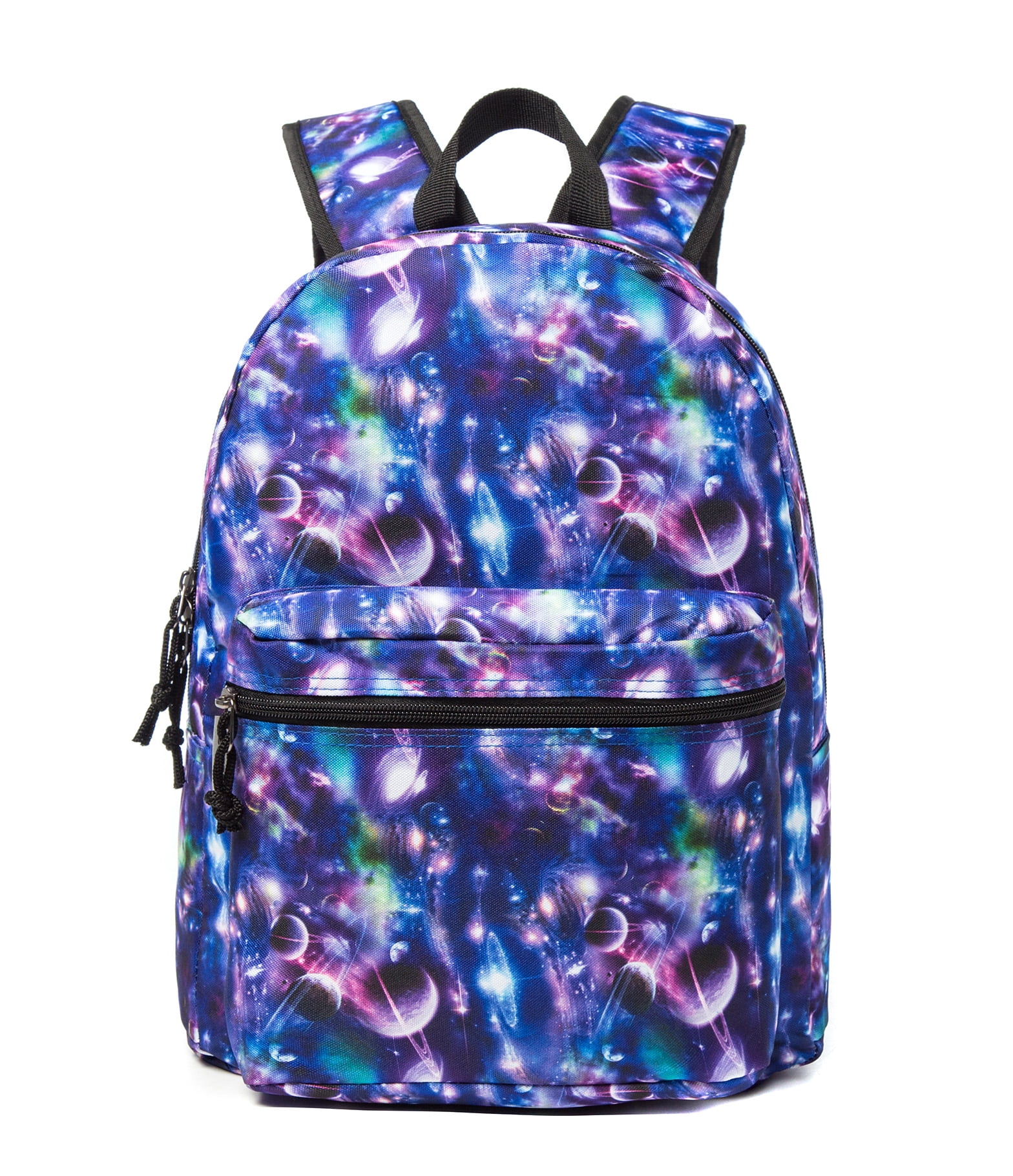 K-Cliffs Unisex 18" Galaxy Printed Backpack Simple Pattern Bookbag ...
