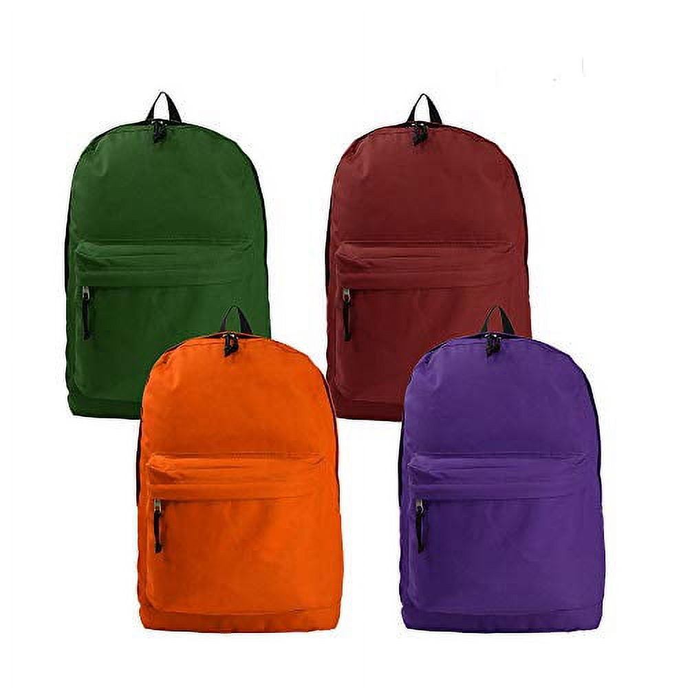 K-Cliffs 24 Piece Box Classic 18" School Backpacks, Unisex , in Multi ...