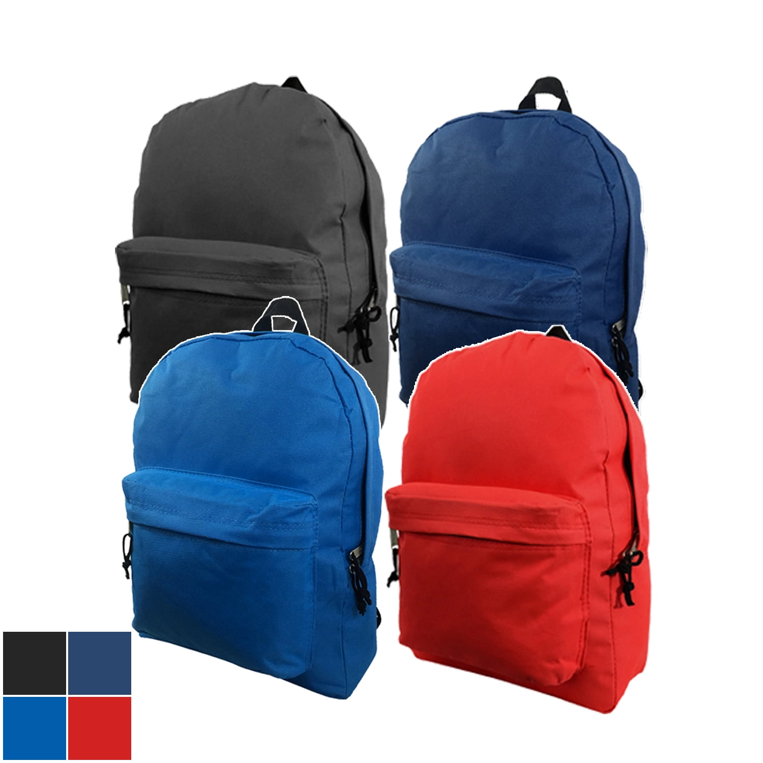 K-Cliffs Unisex Case of 16 Piece School Backpacks, Multi-Color ...