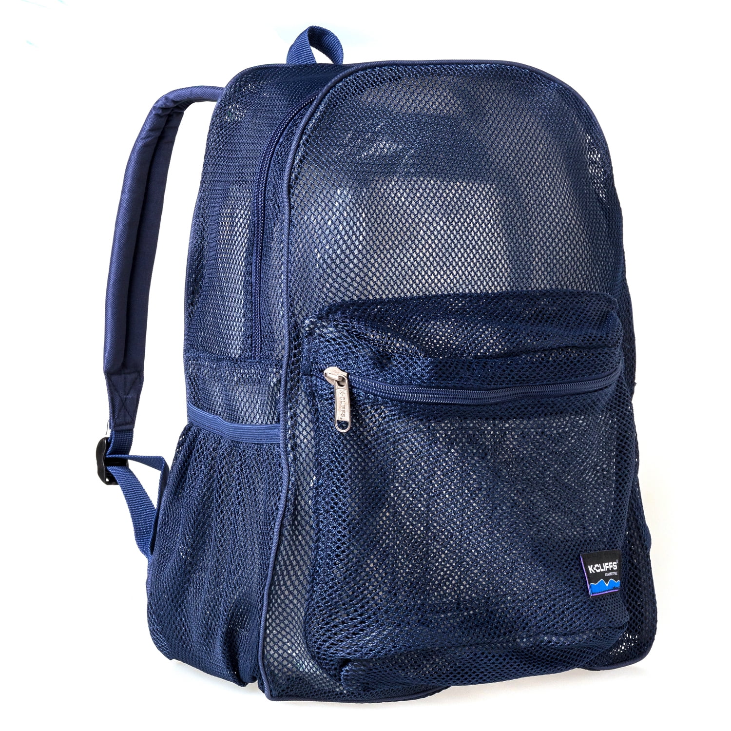 K-Cliffs Unisex 17 See Through Mesh Backpack - Navy - Walmart.com