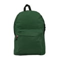 K-Cliffs Classic School Backpack - 18x13x6 Polyester - Green - Walmart.com