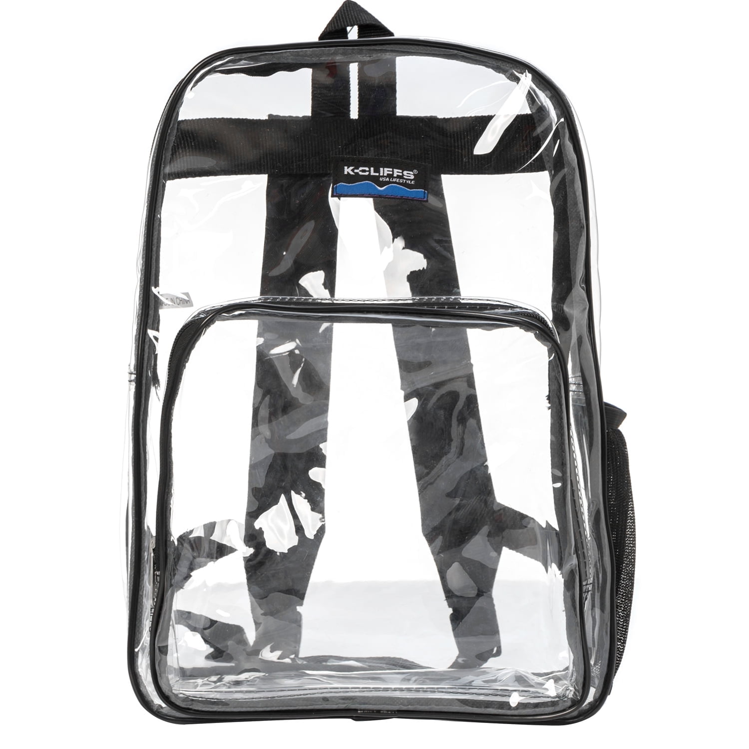 Clear Backpack Simple See through School Bag Basic Transparent Student ...