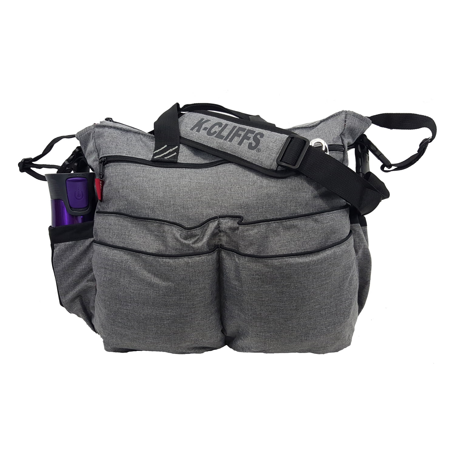 K-Cliffs Unisex Diaper Bag Tote with Changing Pad Travel Bag for Mom ...