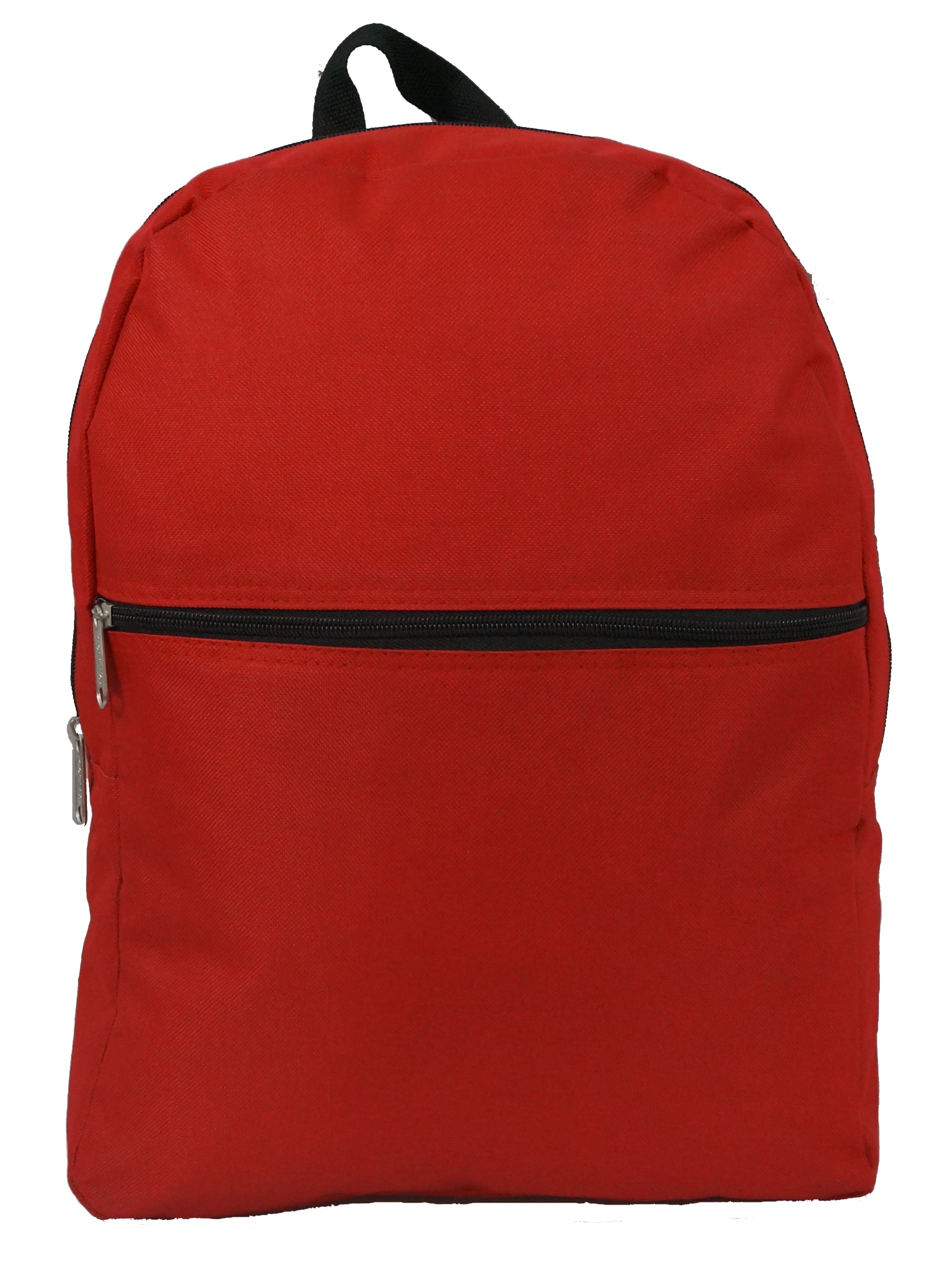 K-Cliffs Unisex Simple Polyester 17" School Backpack, Daypack ...