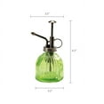 K-Cliffs Vintage Green Glass Plant Mister, Dimensions: 3.5L x 3.2W x 6 ...