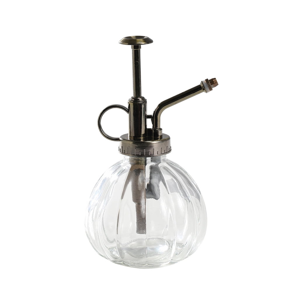 K-Cliffs Vintage Style Glass Bottle Sprayer, Decorative Ribbed Plant ...