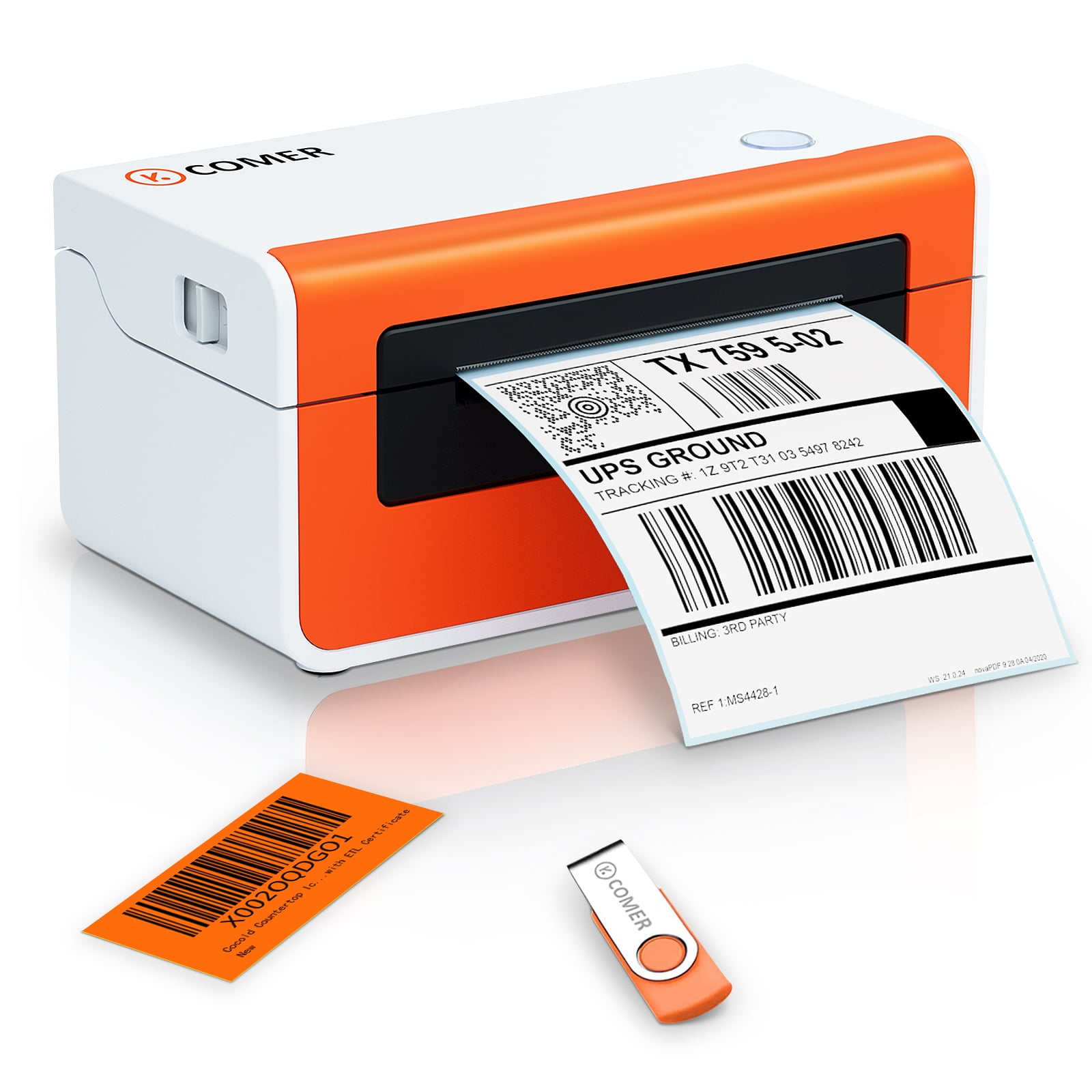 K Comer Label Printer, [Upgrade 2.0] 4x6 Thermal Label Maker for ...