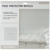K&Company Top Loading Page Protector Refills 8"X8" 10/Pkg for Post ...